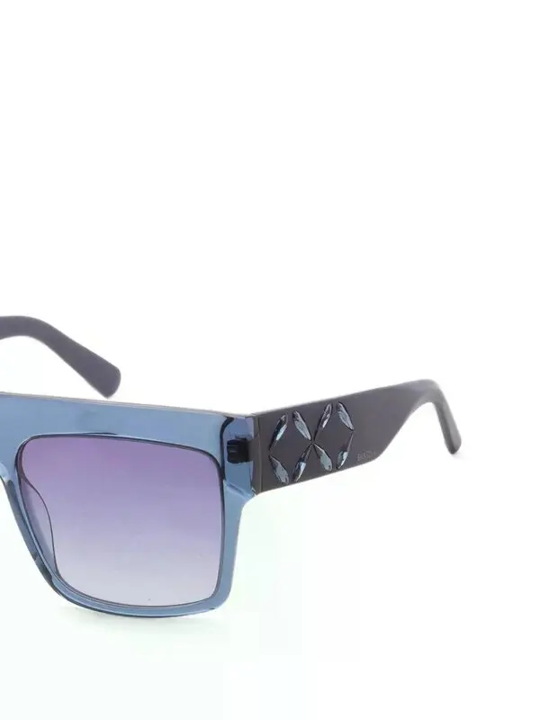 SWAROVSKI Crystal-embellished Square-frame Sunglasses