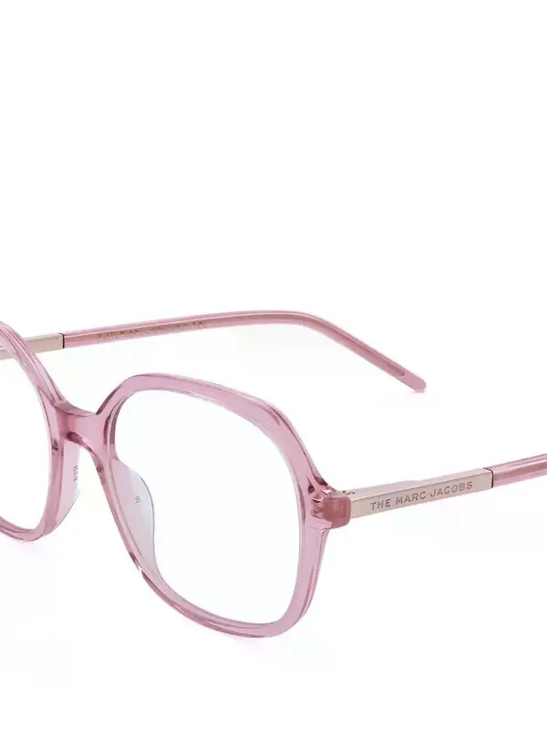 Marc Jacobs Geometric Frame Eyeglasses - Pink