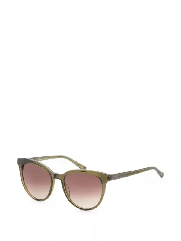 TURA X Kate Young Cat-eye Sunglasses - Green