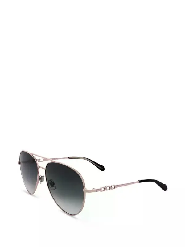 Fossil Aviator Chain-link Sunglasses - Gold