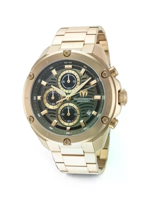TECHNOMARINE Oceanico Chronograph 44mm Watch With Dial And Link Bracelet