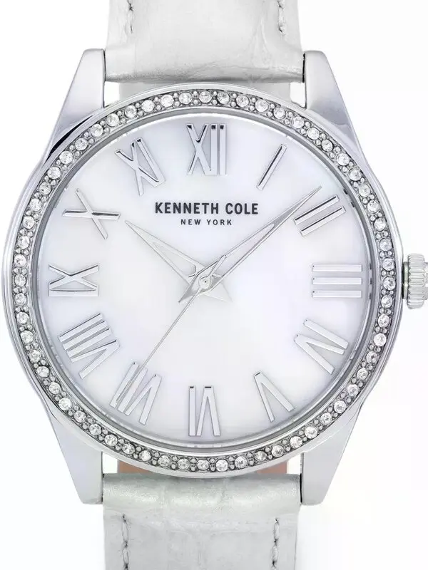 KENNETH COLE Crystal-bezel 39mm Watch