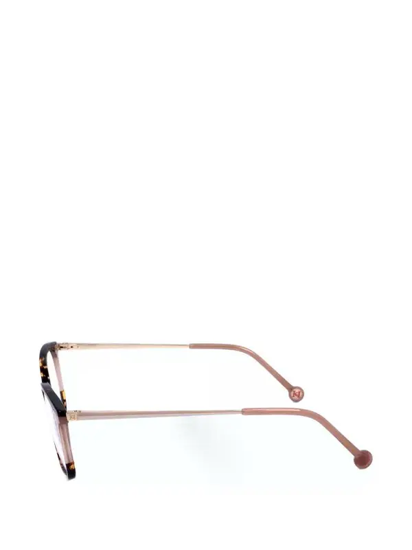Carolina Herrera Tortoiseshell-effect Rectangle-frame Glasses