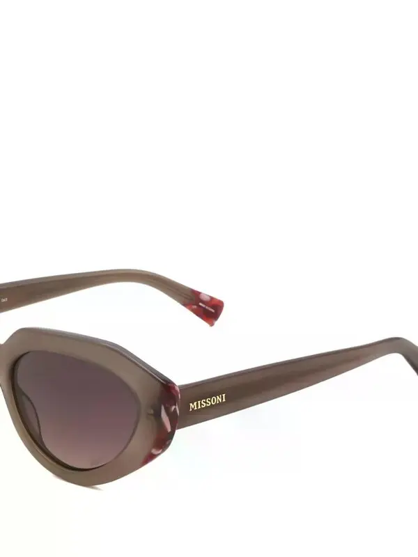 Missoni Geometric Frame Sunglasses