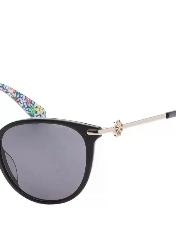 Kate Spade New York Kristina Geometric Frame Sunglasses - Black