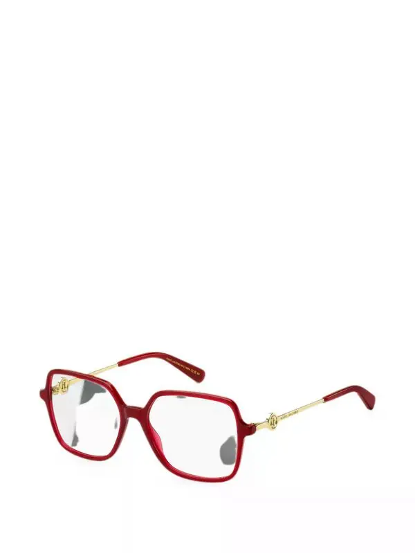 Marc Jacobs Logo-plaque Rectangle-frame Glasses