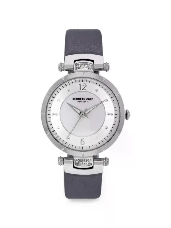 KENNETH COLE Crystal-embellished 34mm Watch