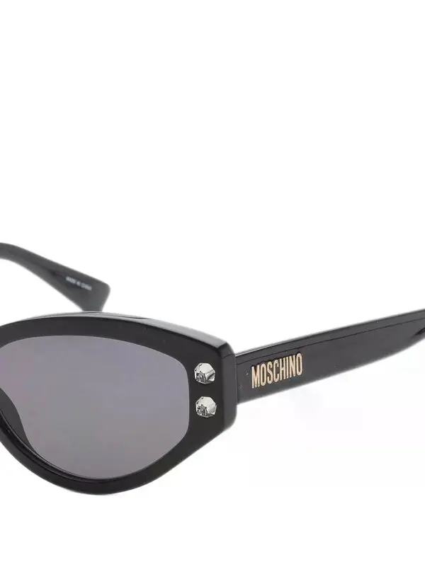 Moschino Cat Eye Sunglasses With Stud Embellishment