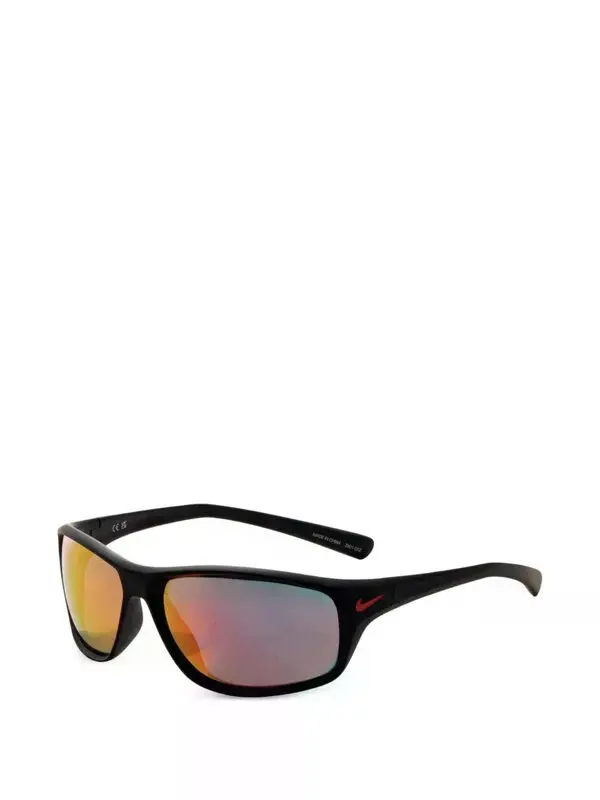 Nike Adrenaline Rectangle-frame Sunglasses - Black
