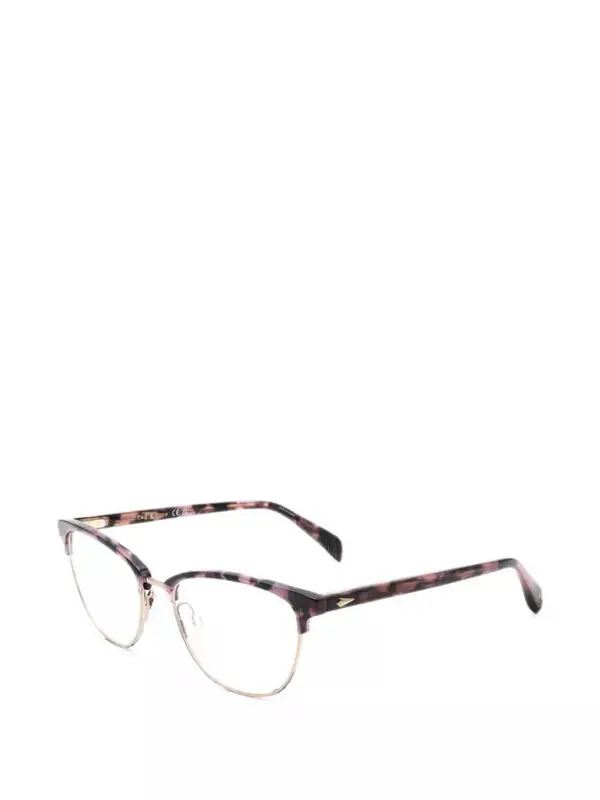 Rag & Bone Tortoiseshell-effect Browline-frame Glasses