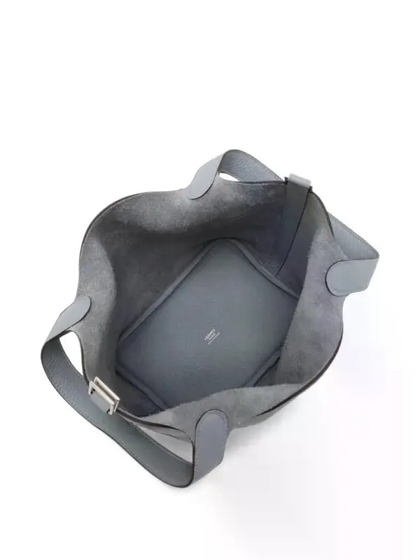 Hermès Clemence Picotin 18 Handbag - Grey