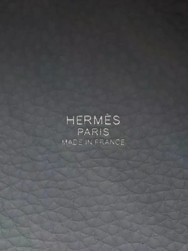 Hermès Clemence Picotin 18 Handbag - Grey