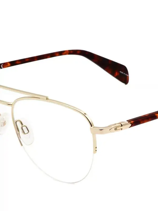 Rag & Bone Double-bridge Pilot-frame Glasses
