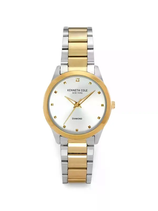 KENNETH COLE Diamond Two-tone 36mm Watch