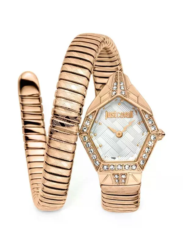 Just Cavalli Snake 23mm Watch - White