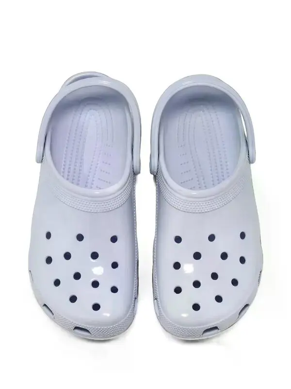 CROCS Perforated Slingback Clogs - Blue