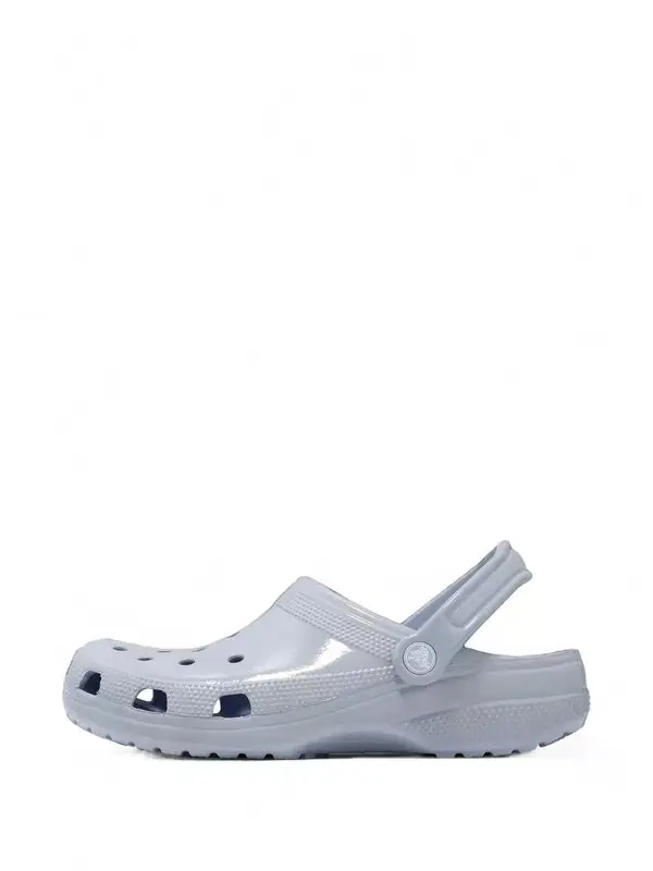 CROCS Perforated Slingback Clogs - Blue