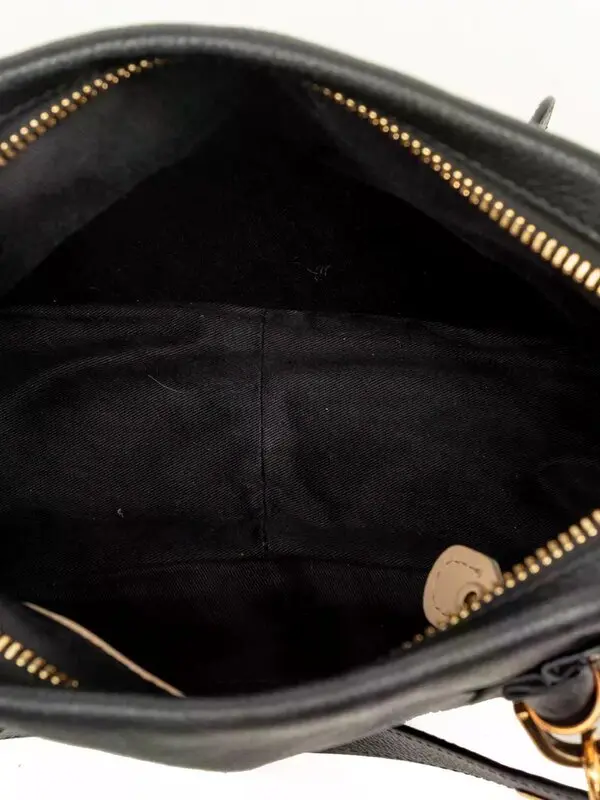 Chloé 2011 Small Pebbled Leather Paraty Satchel - Black