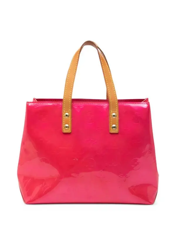 LOUIS VUITTON 2003 Monogram Vernis Reade Pm Handbag - Pink
