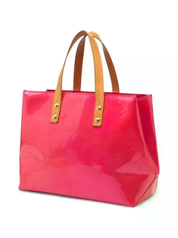 LOUIS VUITTON Monogram Vernis Reade Pm Handbag - Pink