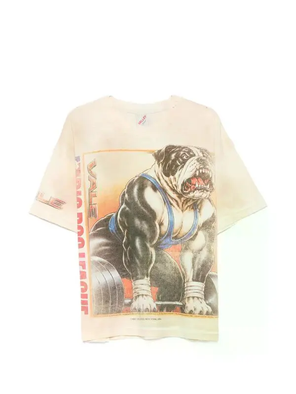 VALE FOREVER Graphic-print Distressed T-shirt
