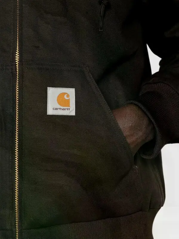 Carhartt Work In Progress Hooded Zip-up Jacket - Brown