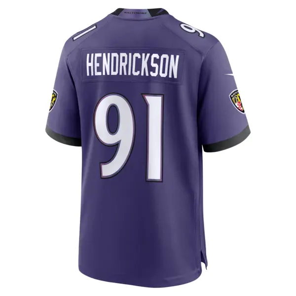 Nike Trey Hendrickson Baltimore Ravens Jersey