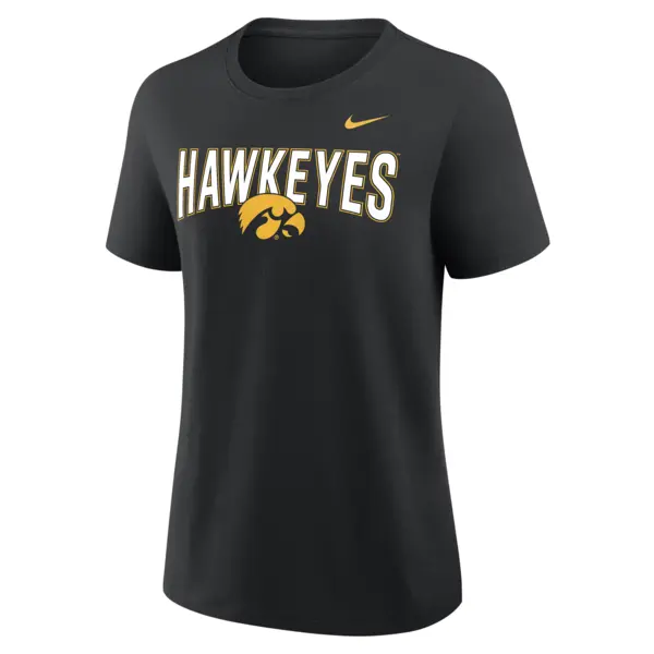 Nike Iowa Arch Logo College T-shirt - Black