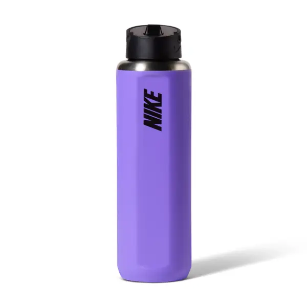 Nike Recharge Stainless-steel Straw Bottle - Purple
