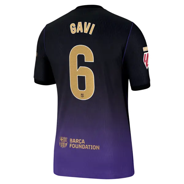 Nike Gavi Barcelona 2026/27 Match Away Kobe Aero-fit Soccer Jersey - Purple