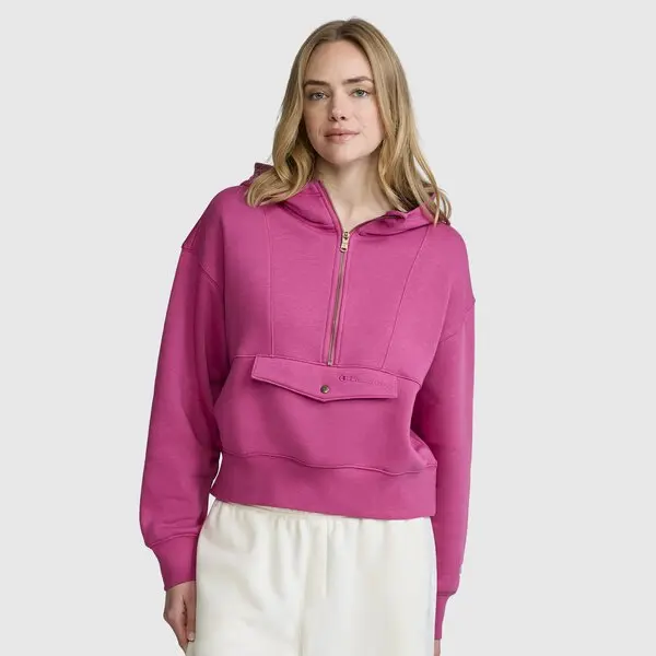 Champion Training Half-zip Fleece Hoodie - Vivid Viola