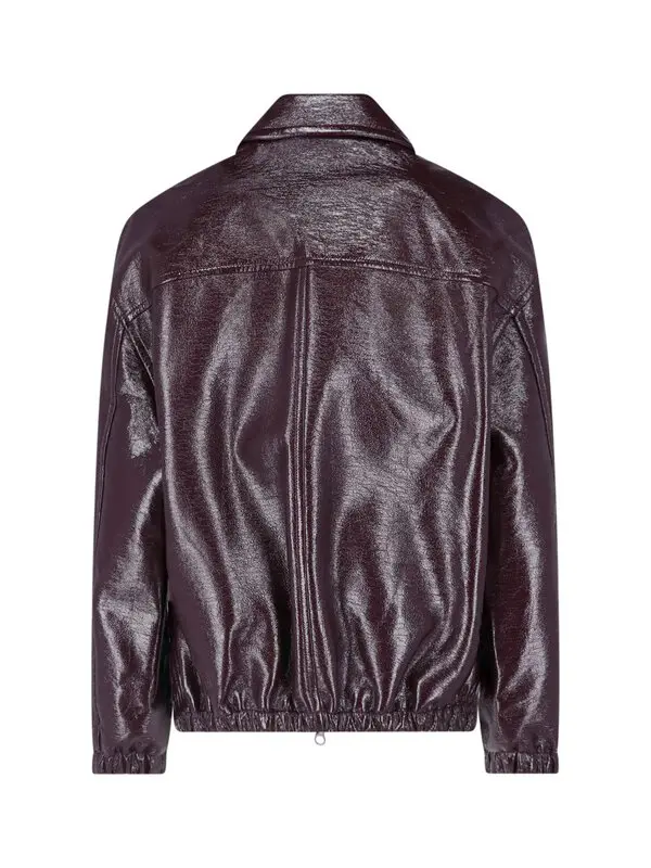 COURREGES Vinyl Bomber Jacket