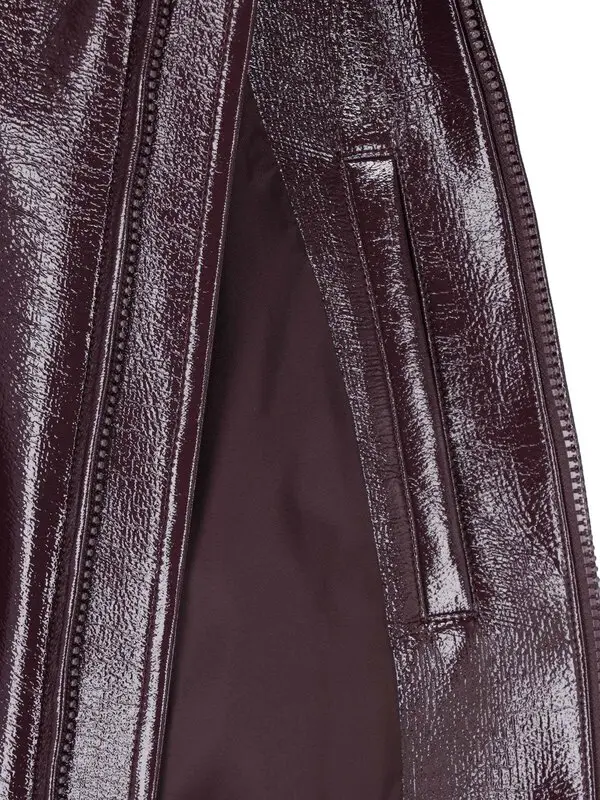 COURREGES Vinyl Bomber Jacket