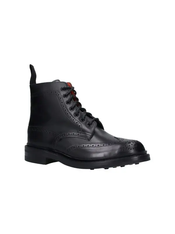 TRICKER'S Stow" Leather Lace-up Boots