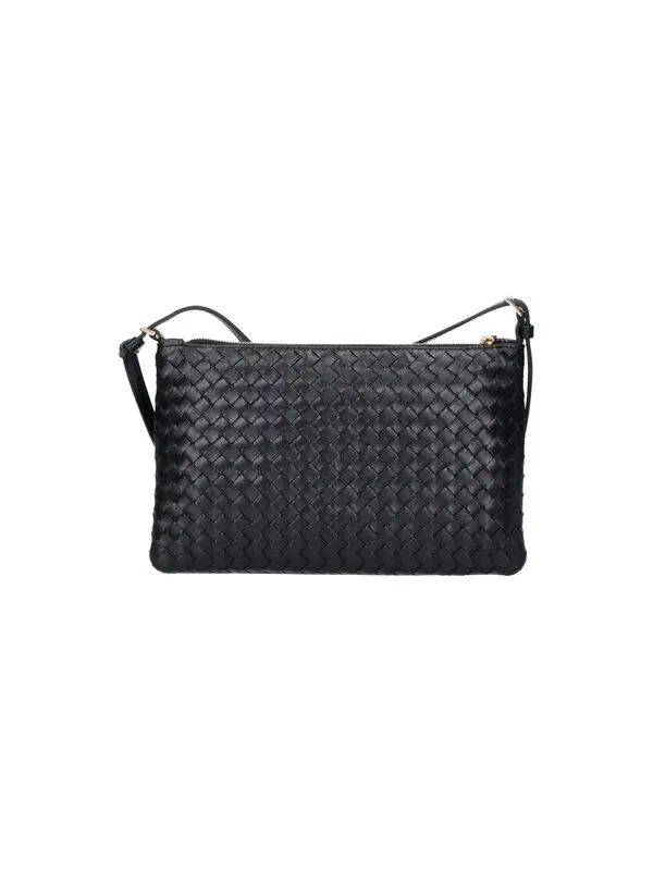 Bottega Veneta Medium Pouch Intrecciato Piccolo - Black