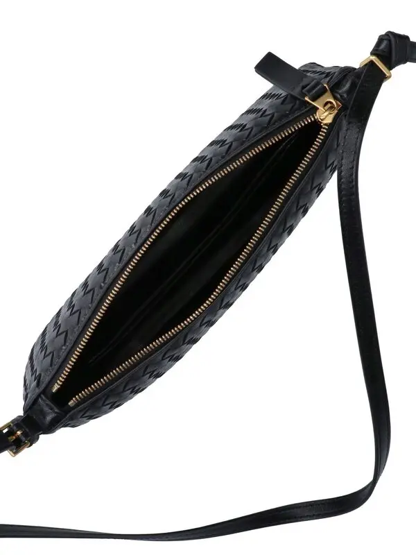 Bottega Veneta Medium Pouch Intrecciato Piccolo - Black