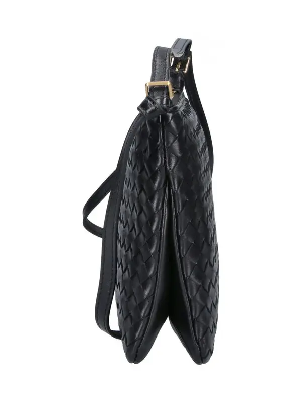 Bottega Veneta Medium Pouch Intrecciato Piccolo - Black