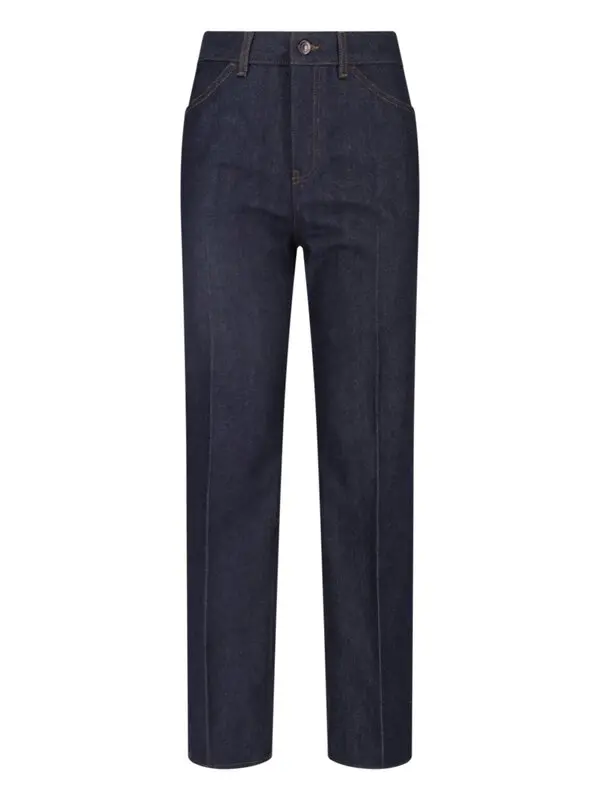 Loro Piana Straight Jeans "kamen