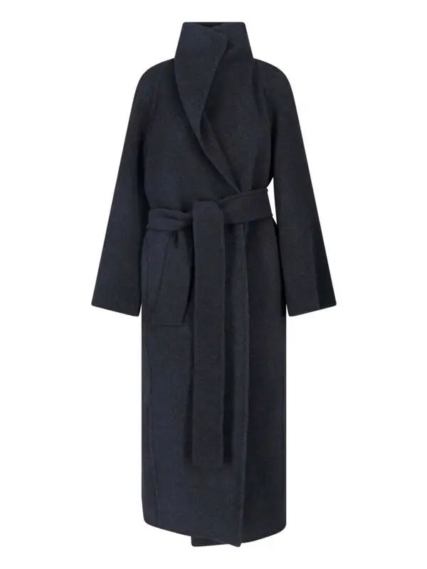 Khaite Romare Wool Coat - Gray