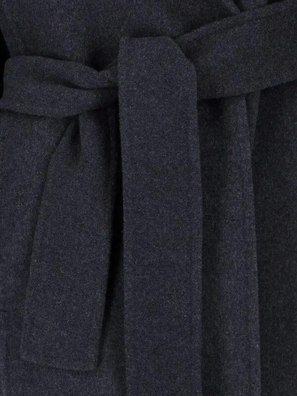Khaite Romare Wool Coat - Gray