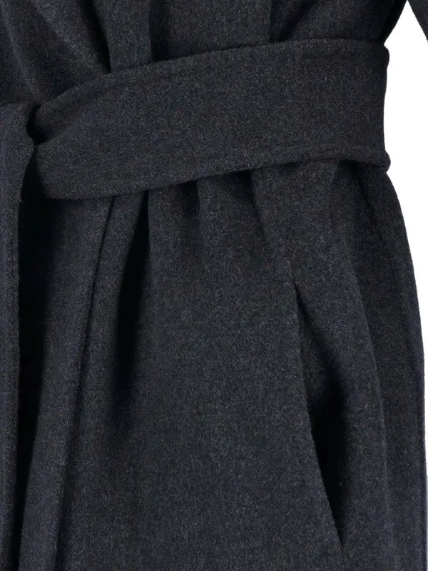 Khaite Romare Wool Coat - Gray
