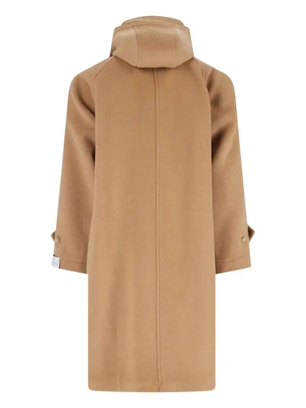 Caruso Foscari" Wool Coat - Beige