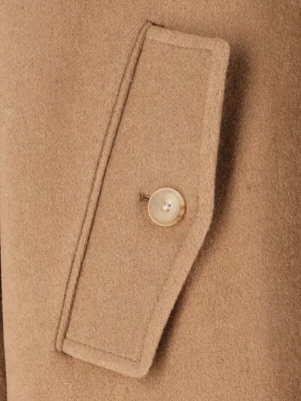 Caruso Foscari" Wool Coat - Beige