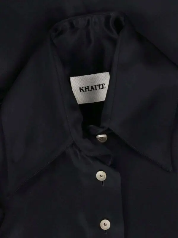 Khaite Ivy" Satin Shirt