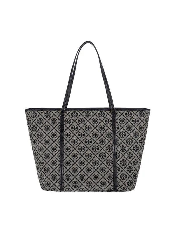 Tory Burch Large Tote Bag "t Monogram