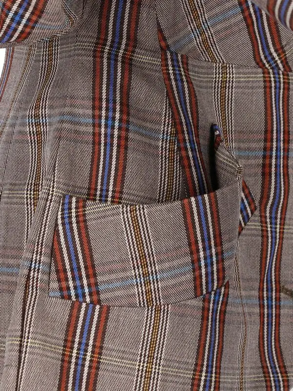 VIVIENNE WESTWOOD Multicolor Viscose Checked Jacket