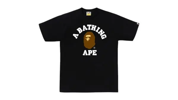 A BATHING APE Essential College T-shirt