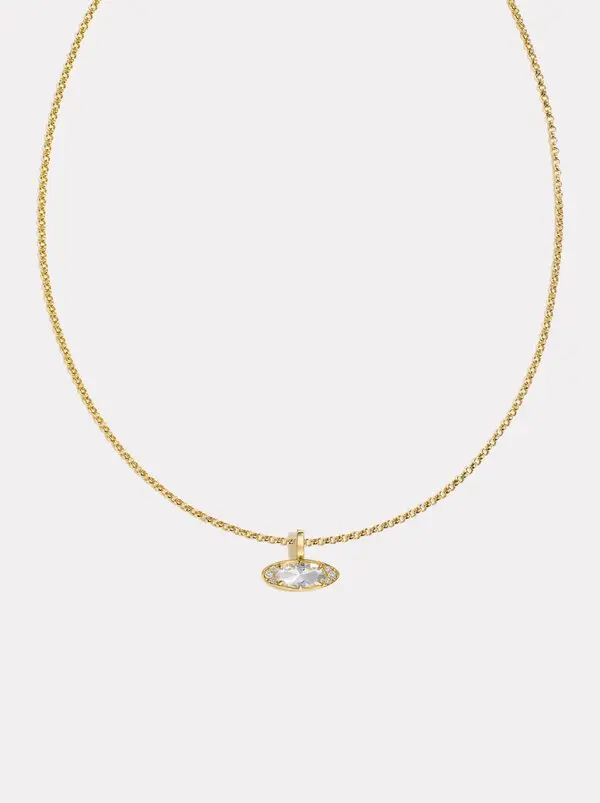 BY PARIAH Ellipse Necklace - White