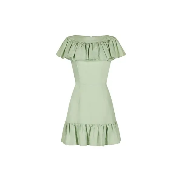SHIKANZY Camelia Ruffle Dress