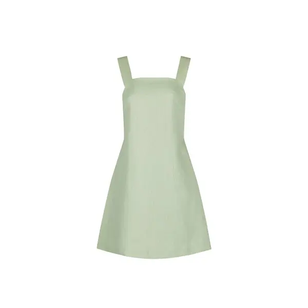 SHIKANZY Daisy A-line Linen Dress With Pockets